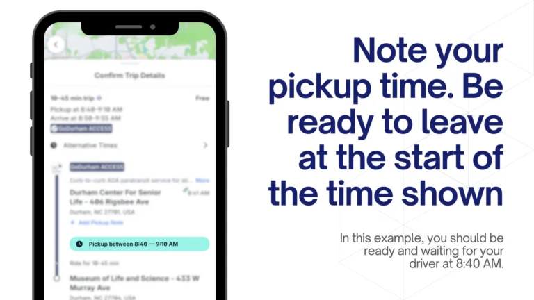 GoDurham ACCESS App & Web Portal | Schedule Rides in Durham
